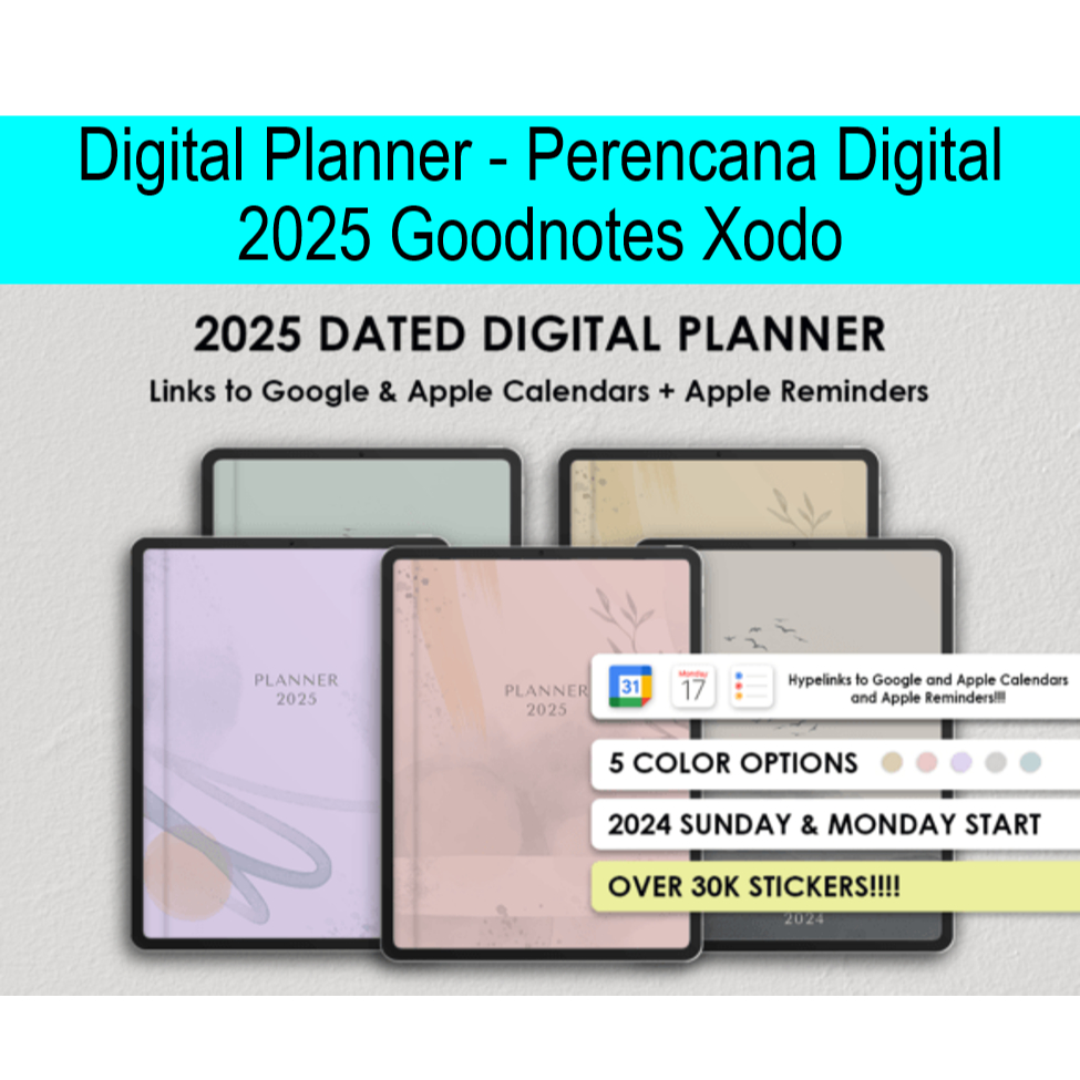 Jual Digital Planner - Perencana Digital 2025 Goodnotes Xodo | Shopee ...