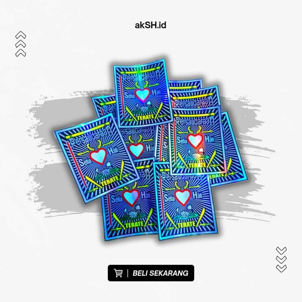 Jual Stiker Lambang PSHT Terate Hologram Reflektif Mengkilap | Shopee ...