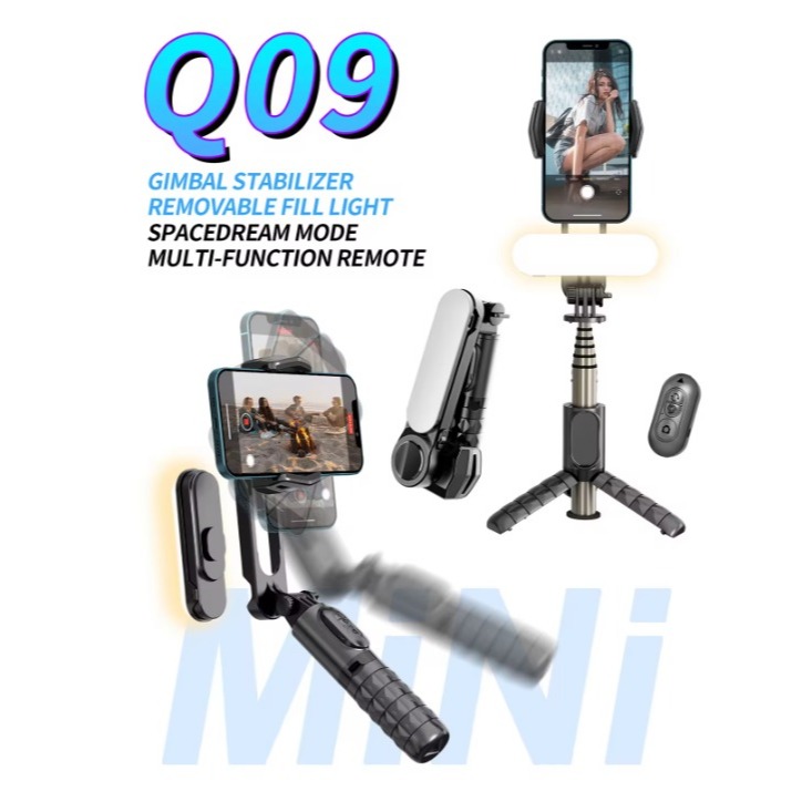 Jual Gimbal Q08 Handphone Hp Stabillizer Premium Anti Goyang | Shopee ...