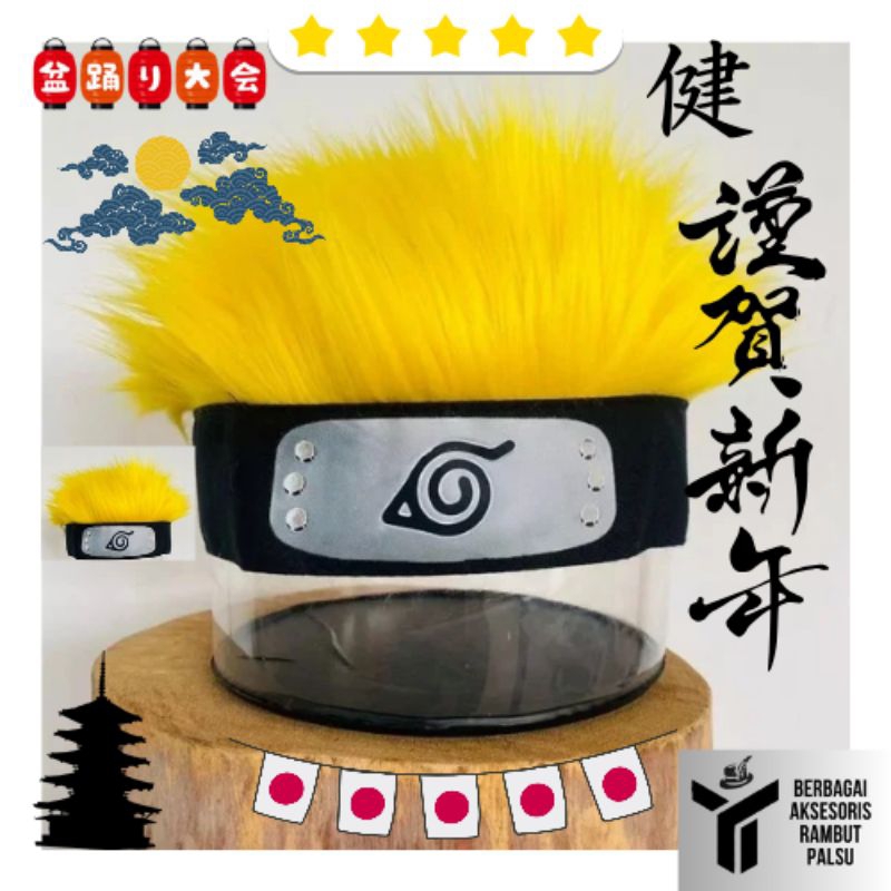 Jual COD NARUTO TOPI RAMBUT , Ekslusif Premium , Topi Rambut Cosplay ...