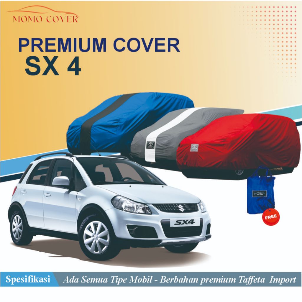 Jual Sarung Mobil premium Suzuki SX4 outdoor MOMO body Cover Mobil Anti ...