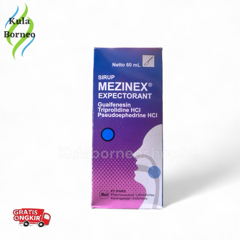 Jual Mezinex Expectorant Syrup 60 ml | Shopee Indonesia