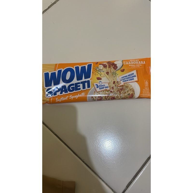 Jual MIE WOW SPAGHETI BY MAYORA HARGA TERMURAH !! harga per pcs ...