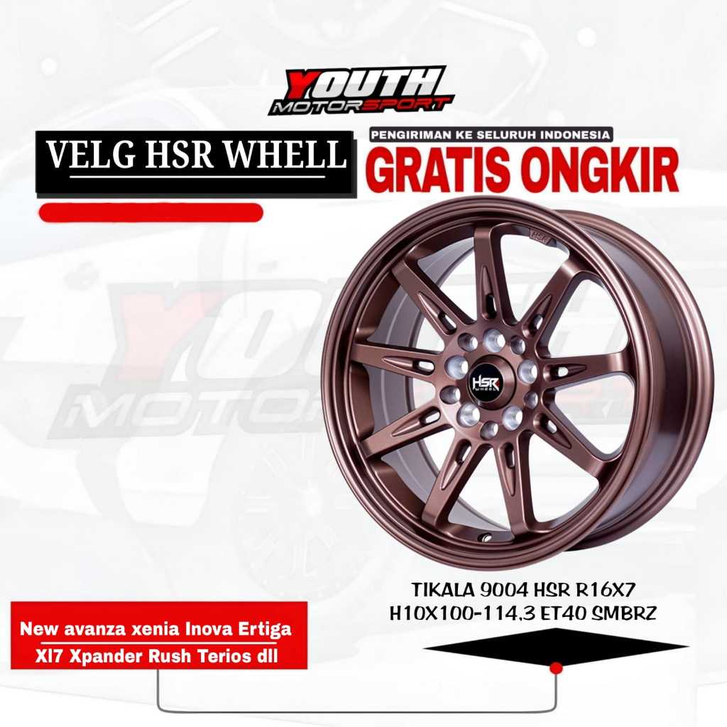 Jual VELG R16 HSR TIKALA UNTUK NEW AVANZA,XENIA,ERTIGA,INOVA,XPANDER ...