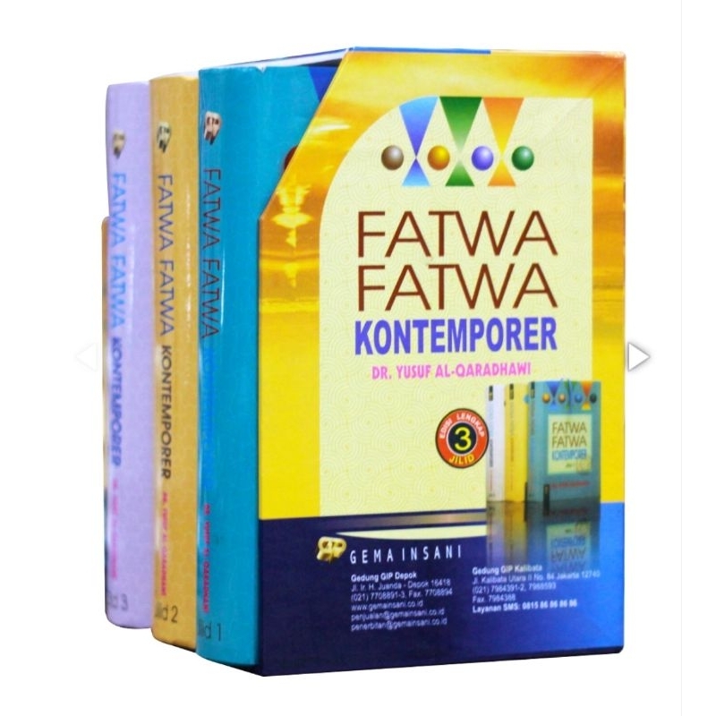 Jual Buku Fatwa-Fatwa Kontemporer edisi Lengkap Set 3 Jilid 1 2 3Prof ...