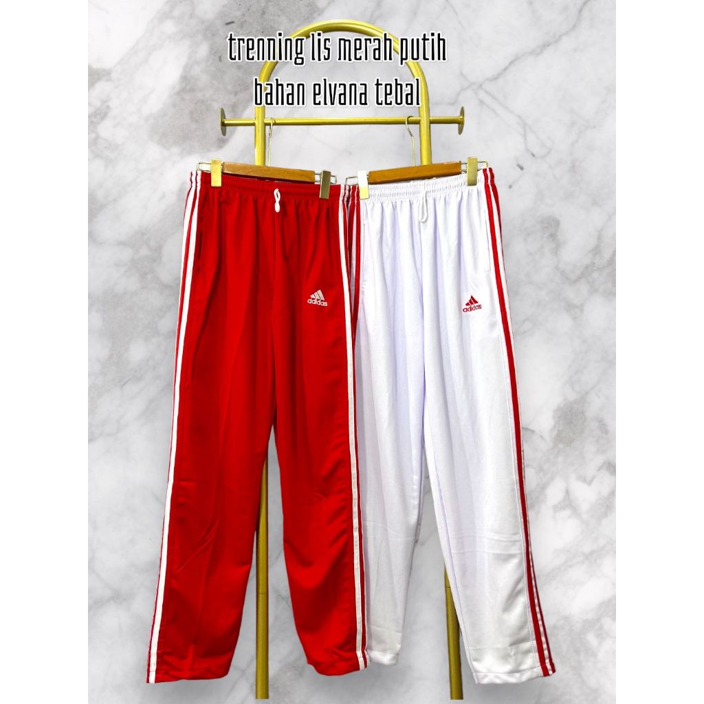 Jual celana training olahraga merah putih kemerdekaan 17 agustus ...