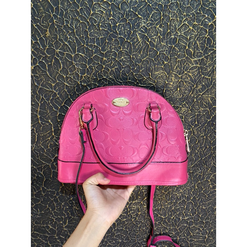 Jual Coach Alma top handle Second preloved | Shopee Indonesia