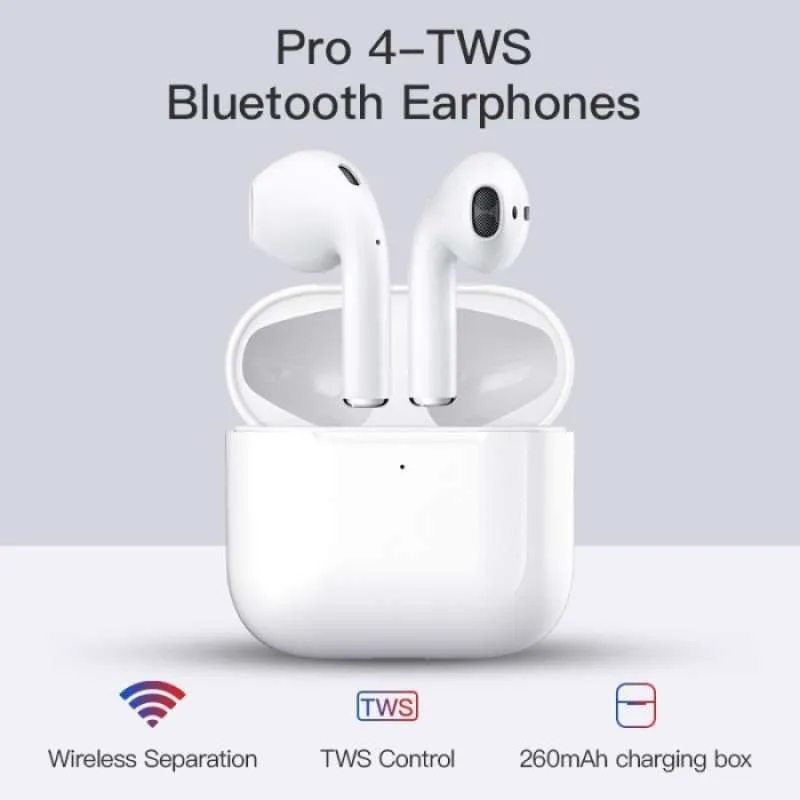 Jual READY Pro 4 Headset Bluetooth TWS with Mic Smart Touch Control ...