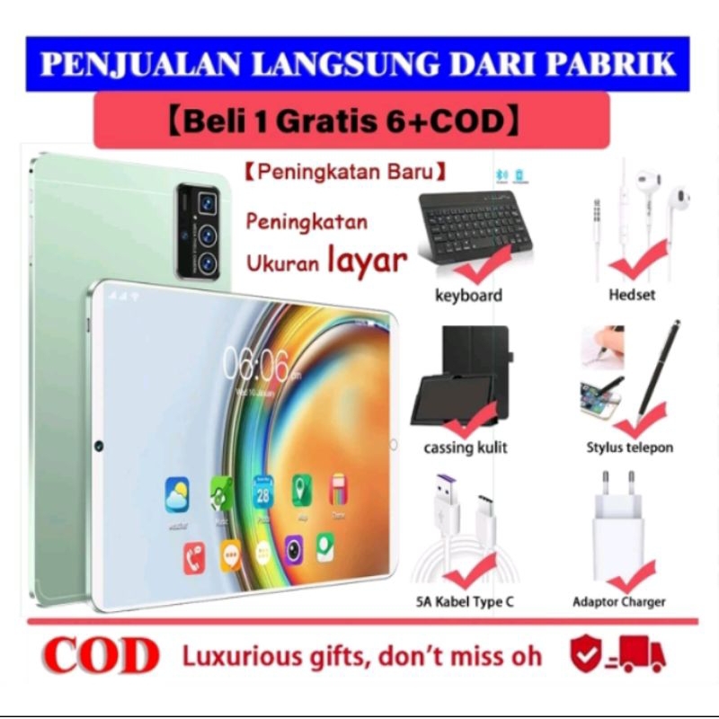 Jual Tablet mirip Galaxy Tab 14 Pro Asli Baru RAM 12GB+512GB ROM ...