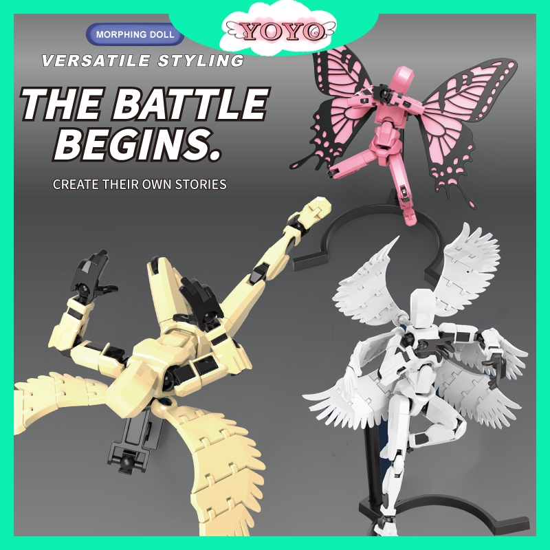 Jual YOYO Manekin Cetak 3D Dummy 13 Action Figure Mainan Bergerak Multi ...