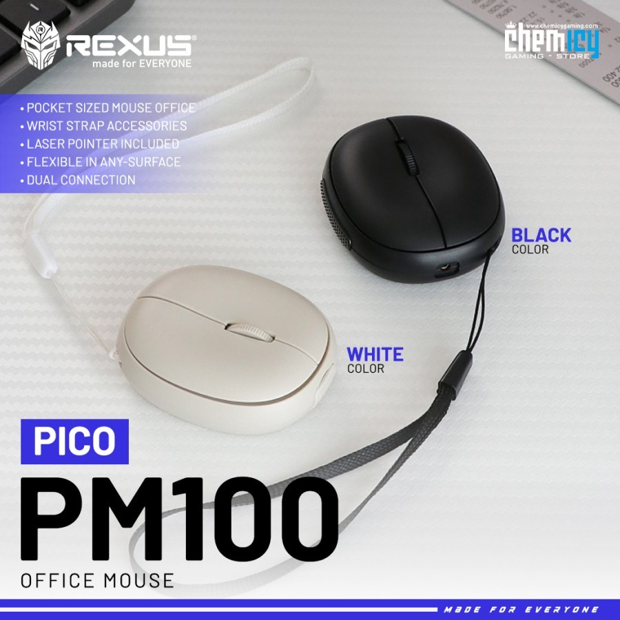 Jual Rexus PICO PM100 / PICO PM-100 Laser Pointer Office Mouse | Shopee ...