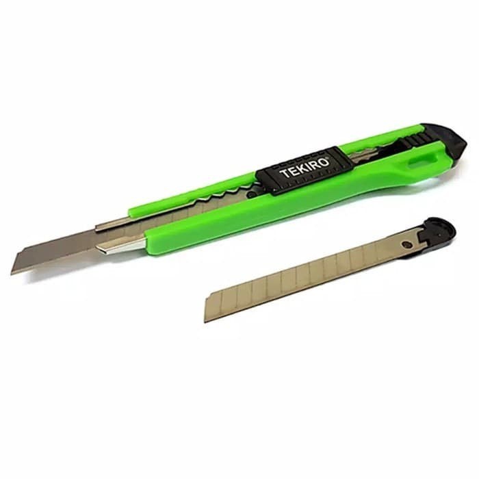 Jual PISAU CUTTER KECIL GT-PC1561 9MM TEKIRO | Shopee Indonesia