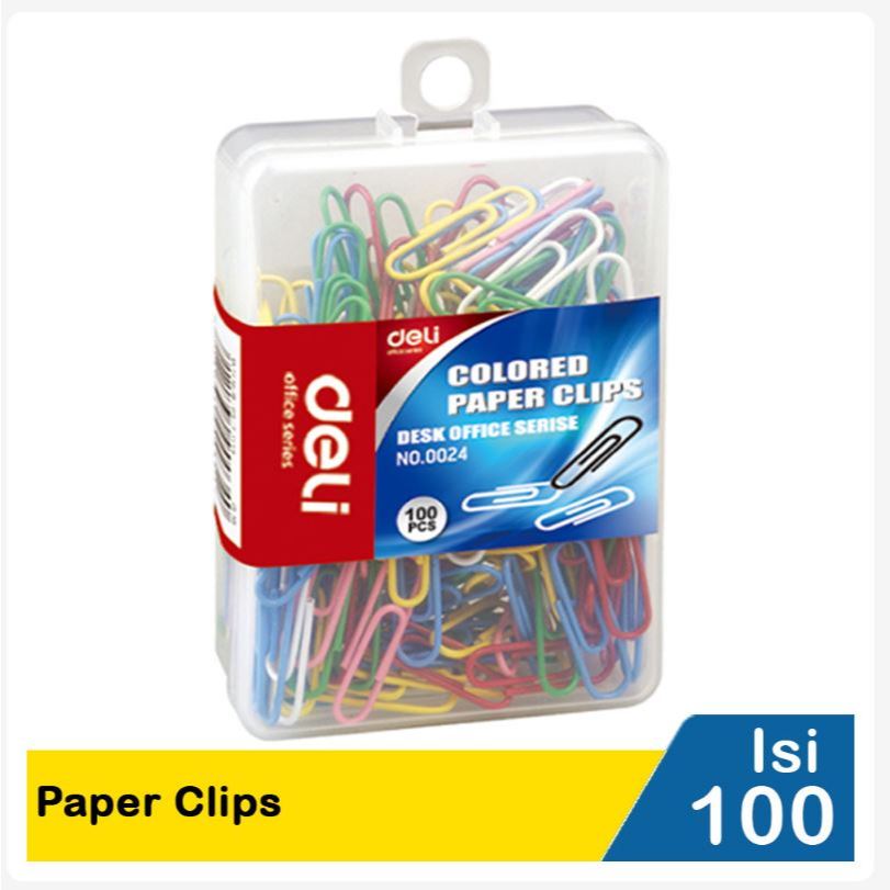 Jual Deli Paper Clips No.0024 (100 pcs) | Shopee Indonesia