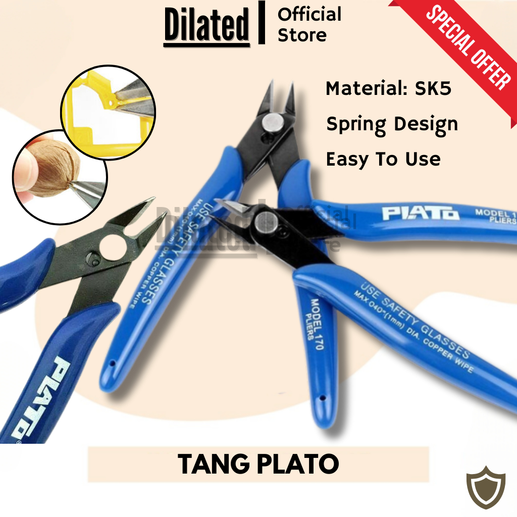 Jual Tang Potong Kawat Tang Plato Wire Cutter Nipper Mini Plier ...