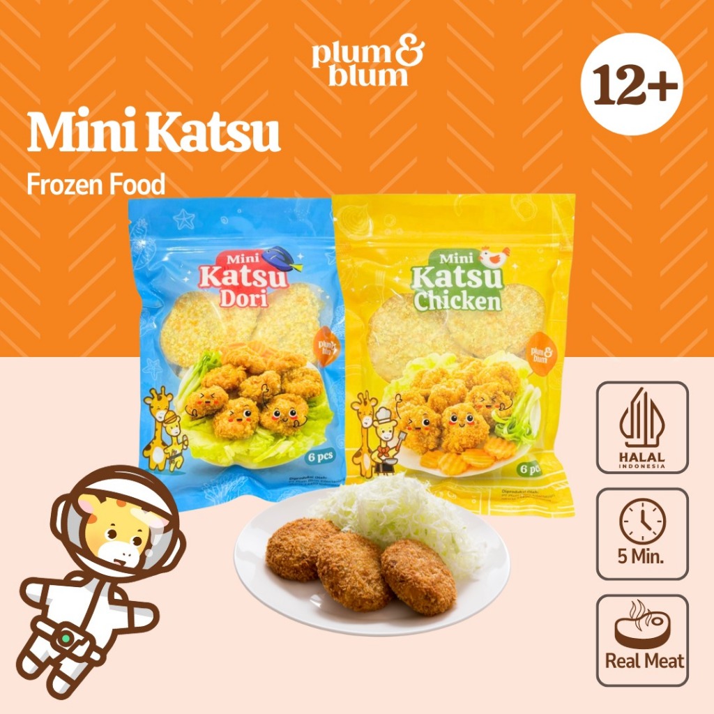 Jual Plum & Blum Mini Chicken Katsu Dori Katsu No MSG - 5 pcs | Shopee ...