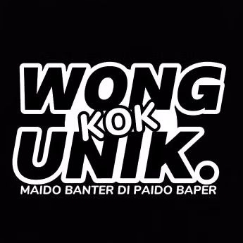 Jual Stiker WONG KOK UNIK terbaru bahan fosfor tidak mudah pudar ...