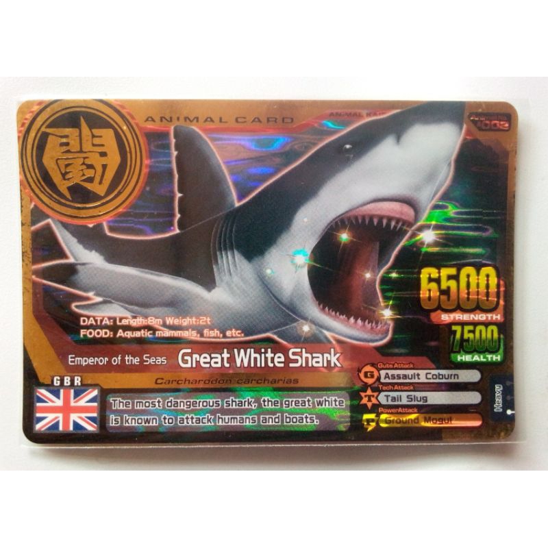Jual Kartu Animal Kaiser Great White Shark | Shopee Indonesia