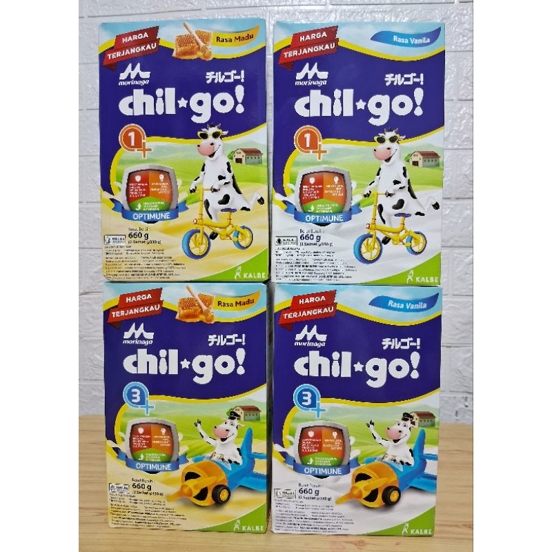 Jual Morinaga Chil Go Powder 3+ Madu 3+ Vanila 660 gram susu anak ...