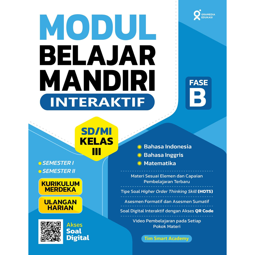 Jual MODUL BELAJAR MANDIRI INTERAKTIF KELAS 3-GRAMEDIA AEON MALL BSD ...