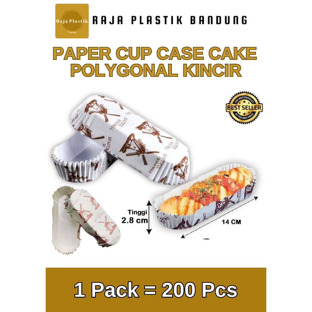 Jual PAPER CUP CASES POLYGONAL | PET CC OVAL | KINCIR I KRAFT I WHITE ...