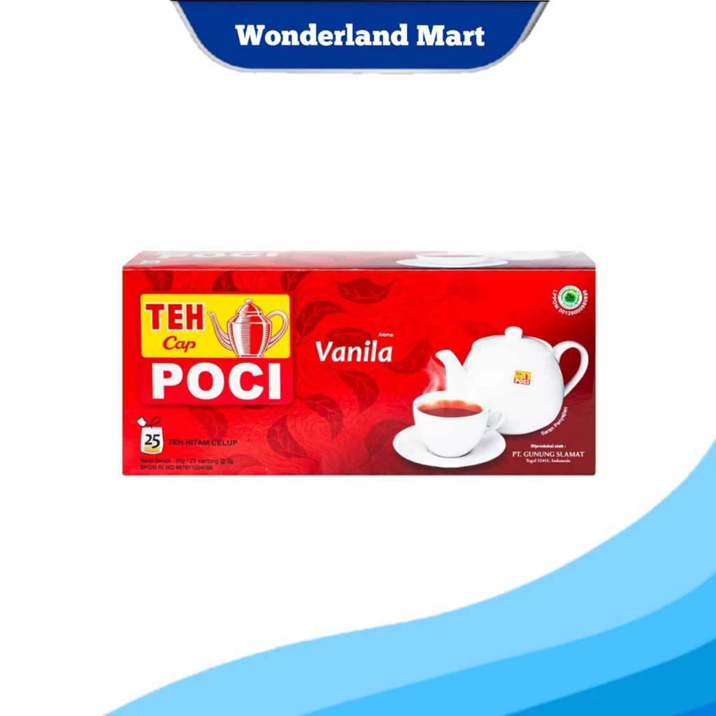 Jual Teh Celup Cap Poci Aroma Vanilla 25 Bags - Teh Poci - Tea Bag ...
