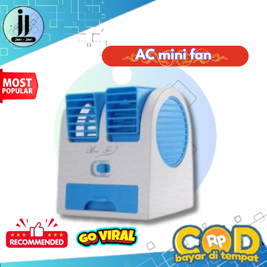 Jual Ac Mini Portable Pendingin Ac Mini Duduk Double Blower USB System ...