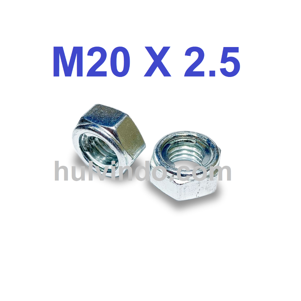 Jual U - NUT / SELF LOCKING NUT PUTIH M20 | Shopee Indonesia