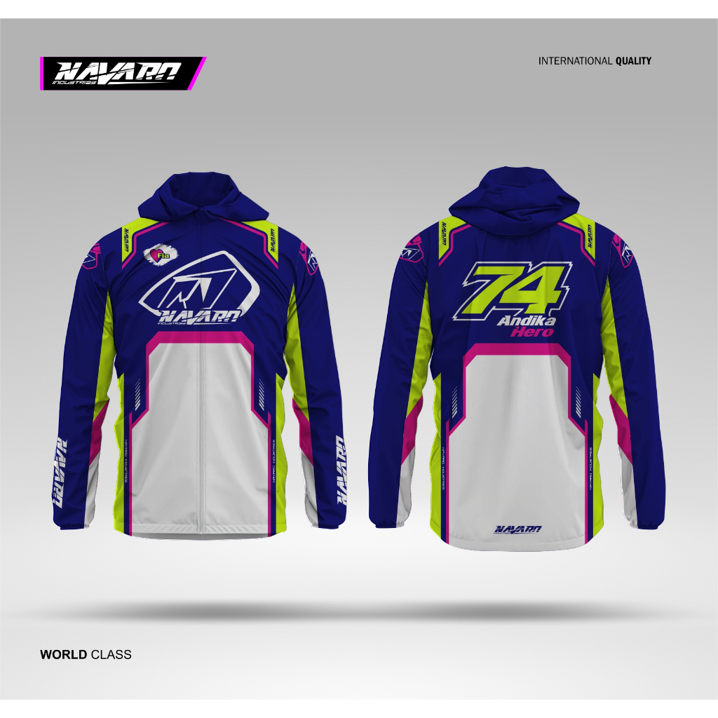 Jual jaket parasut custom/fullprint free desain | Shopee Indonesia