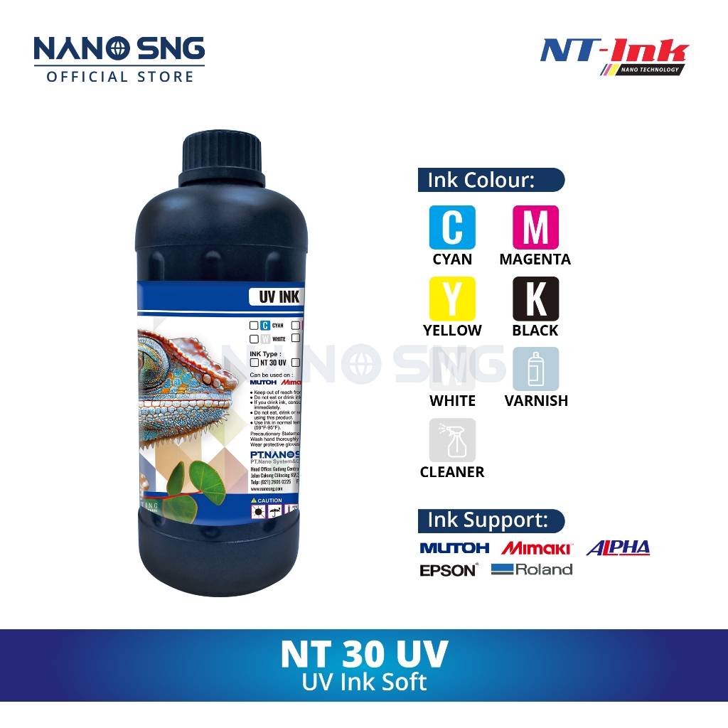Jual NT INK | NT 30 UV (Soft) UV Ink | Shopee Indonesia