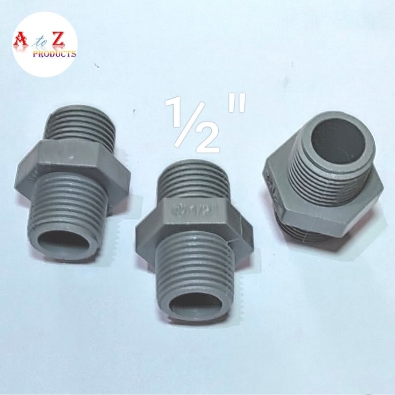 Jual Double drat 1/2"/double nepel/double nipple pvc 1/2" | Shopee Indonesia