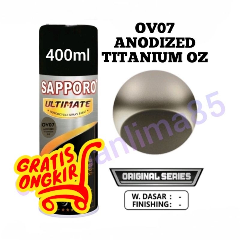 Jual Sapporo Ultimate OV07 Titanium Oz Original Series 4in1/cat semprot ...