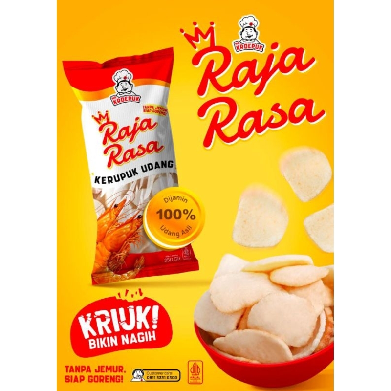 Jual krupuk udang raja rasa 250 gr | Shopee Indonesia