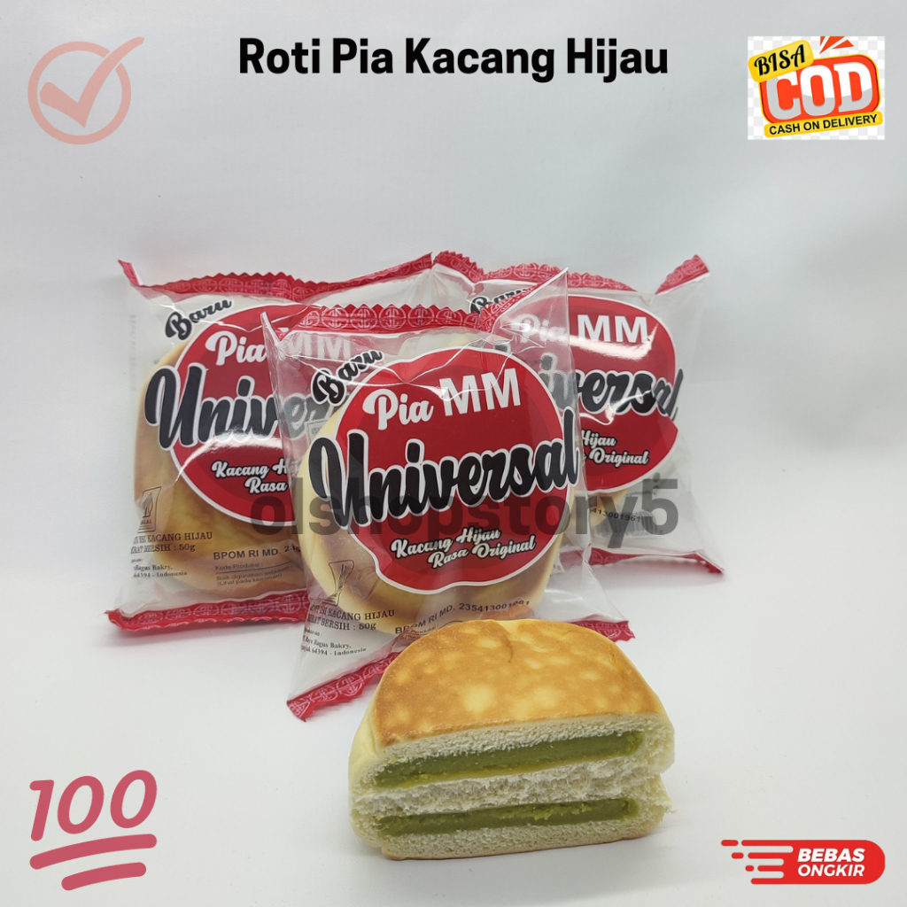 Jual Roti Pia Mm Universal Kacang Hijau Rasa Original | Shopee Indonesia