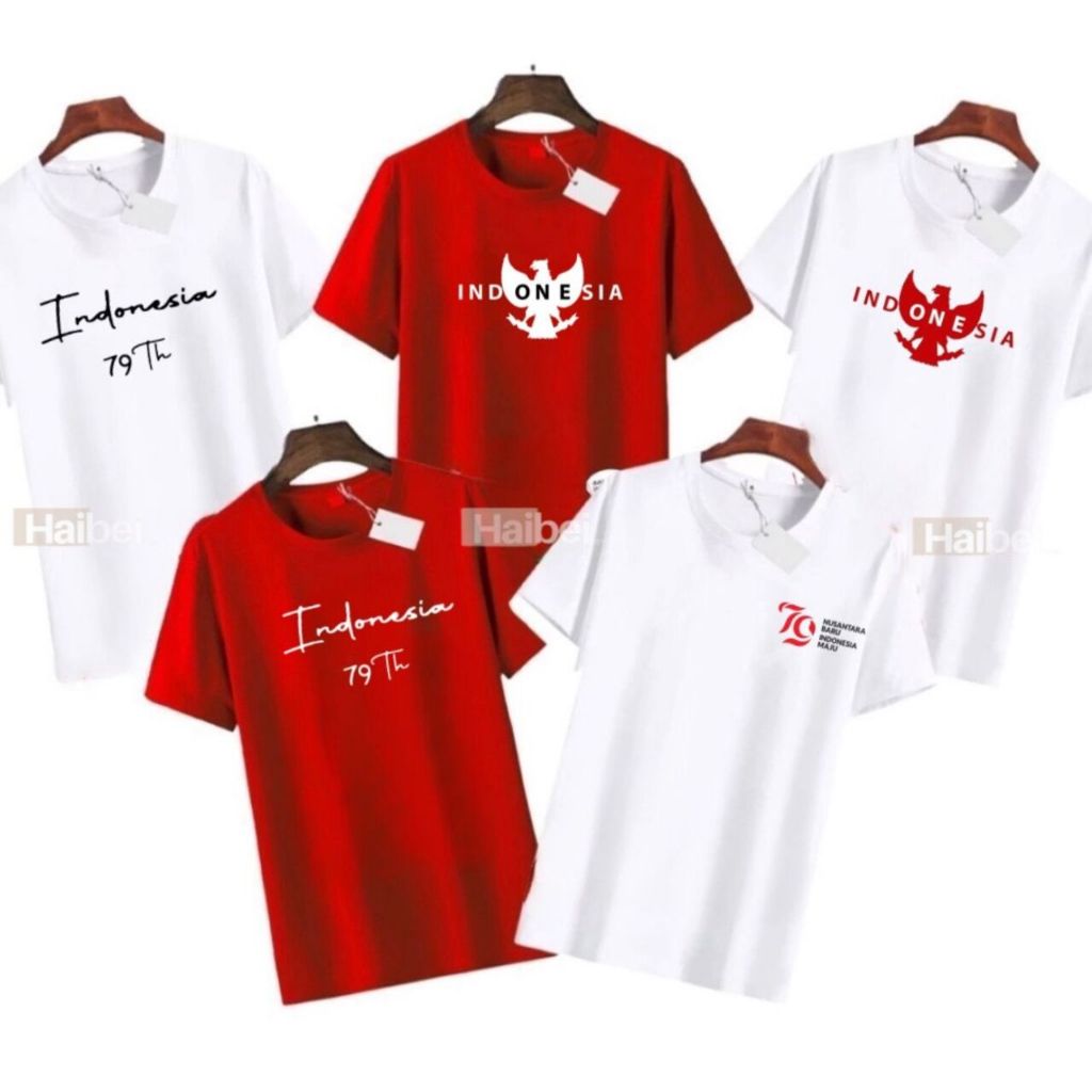 Jual Kaos Indonesia Merdeka Kaos Kemerdekaan Indonesia Kaos 17 Agustus ...