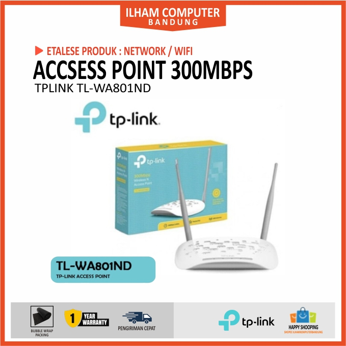 Jual Access Point TP-LINK TL-WA801ND | Shopee Indonesia