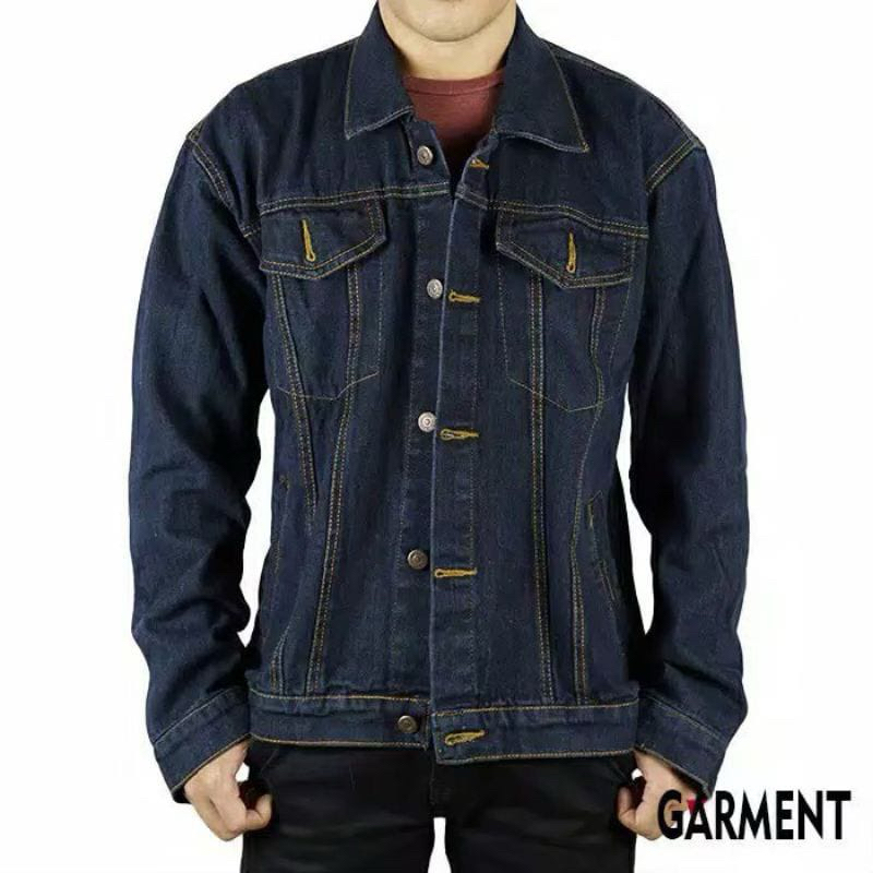 Jual Jaket Denim Pria Big size Jaket Jeans ukuran jumbo 4XL 5XL 6XL ...