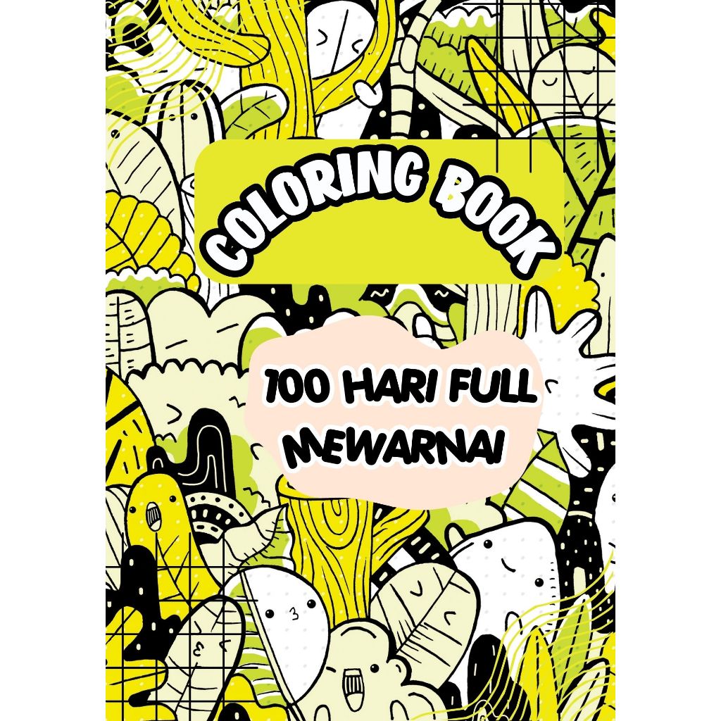 Jual Coloring Book For Adult Edition Doodle Art Buku Mewarnai ...