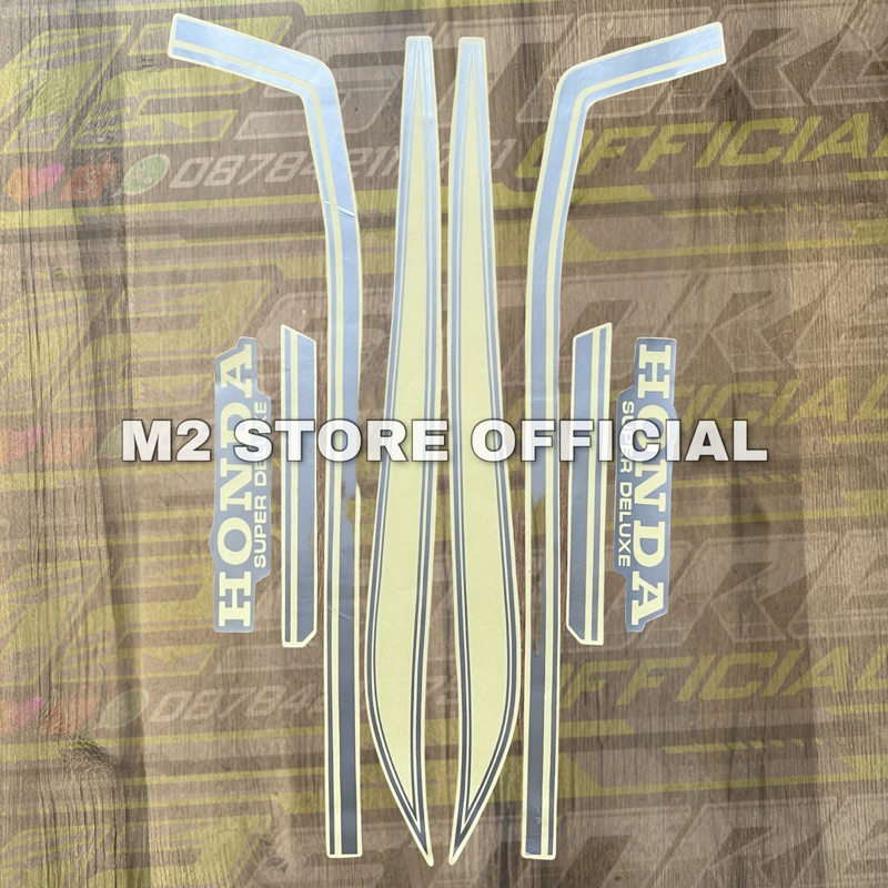 Jual Striping Stiker Polet lis honda gl 100 gl cepek 1979 silver ...