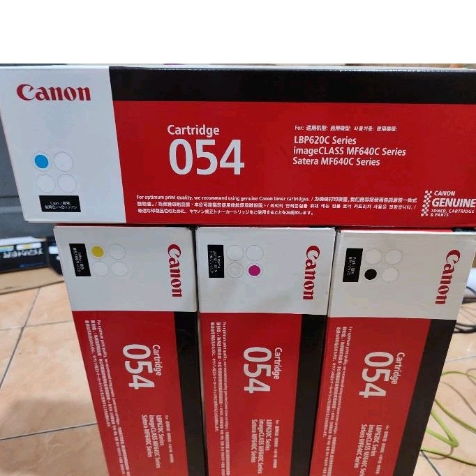 Jual Toner canon 054 original 1 set (bk,m,c,y) | Shopee Indonesia