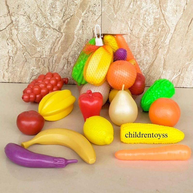 Jual Mainan Fruit Market 35 / Mainan Buah Plastik | Shopee Indonesia