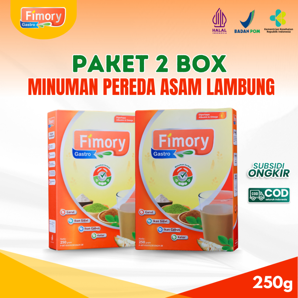 Jual Fimory Gastro Paket 2 Box - Minuman Pereda Mual Asam Lambung ...