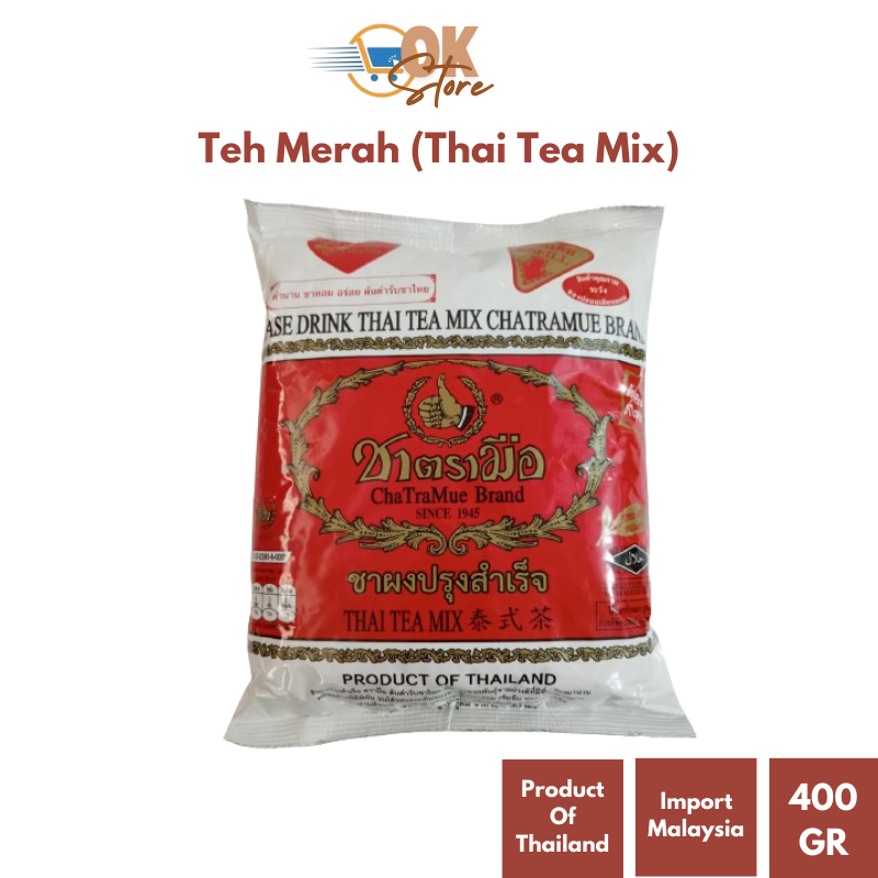 Jual Thai Tea Mix Chatramue Brand / Teh Merah 400 GR (Expiry 6 Maret ...