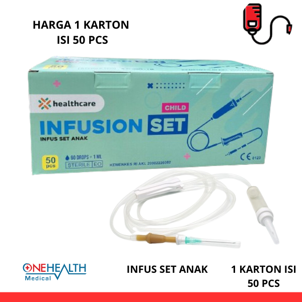 Jual Infus Set Anak Onehealth Selang Infus 1 Karton isi 50 Pcs | Shopee ...