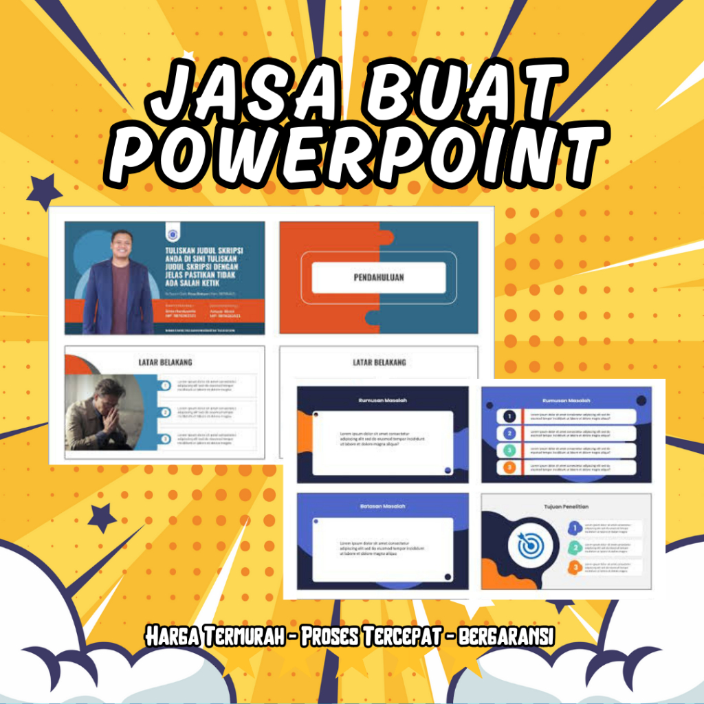 Jual BUAT POWERPOINT PPT DESIGN TEMPLATE BEBAS REQUEST WARNA GARANSI ...