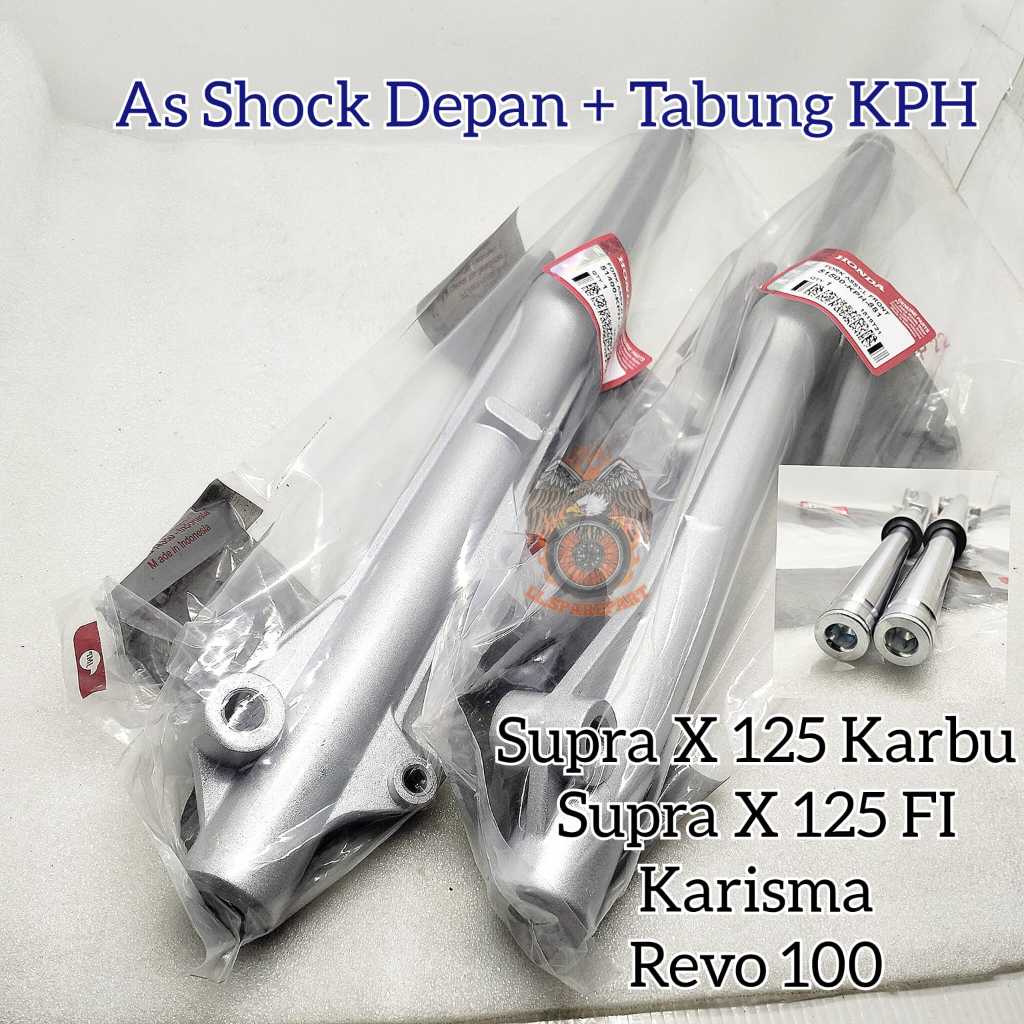 Jual AS SHOCK DEPAN SET KOMPLIT PLUS TABUNG HONDA KPH ASLI ORIGINAL HONDA REVO OLD LAMA SUPRA ...