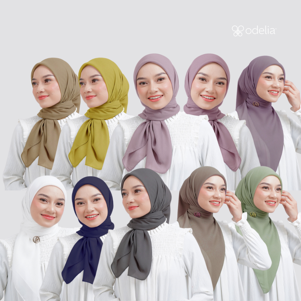 Jual Odelia - Vira Square | Hijab Segiempat Voal Wave | Voal segiempat | Hijab Daily | Shopee ...