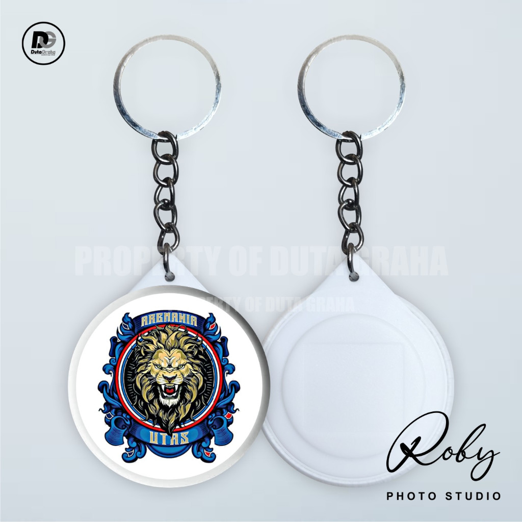 Jual [KEYRING PRESS] AREMANIA UTAS Gantungan Kunci Keychain Aksesoris ...