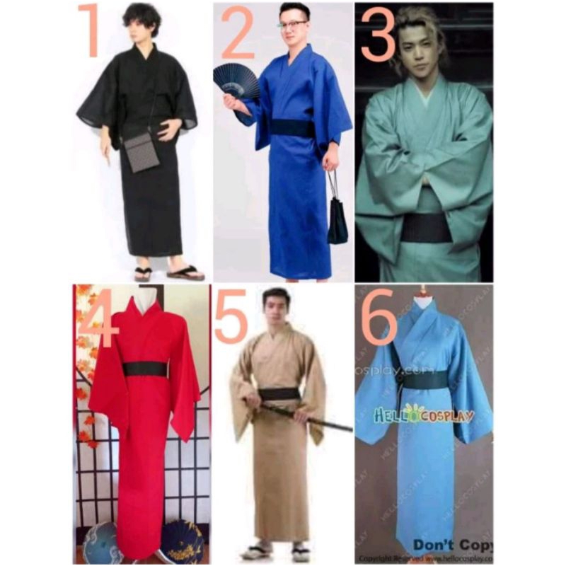 Jual Yukata kimono pria dewasa+obi size S.M.L.XL.XXL.XXXL | Shopee Indonesia