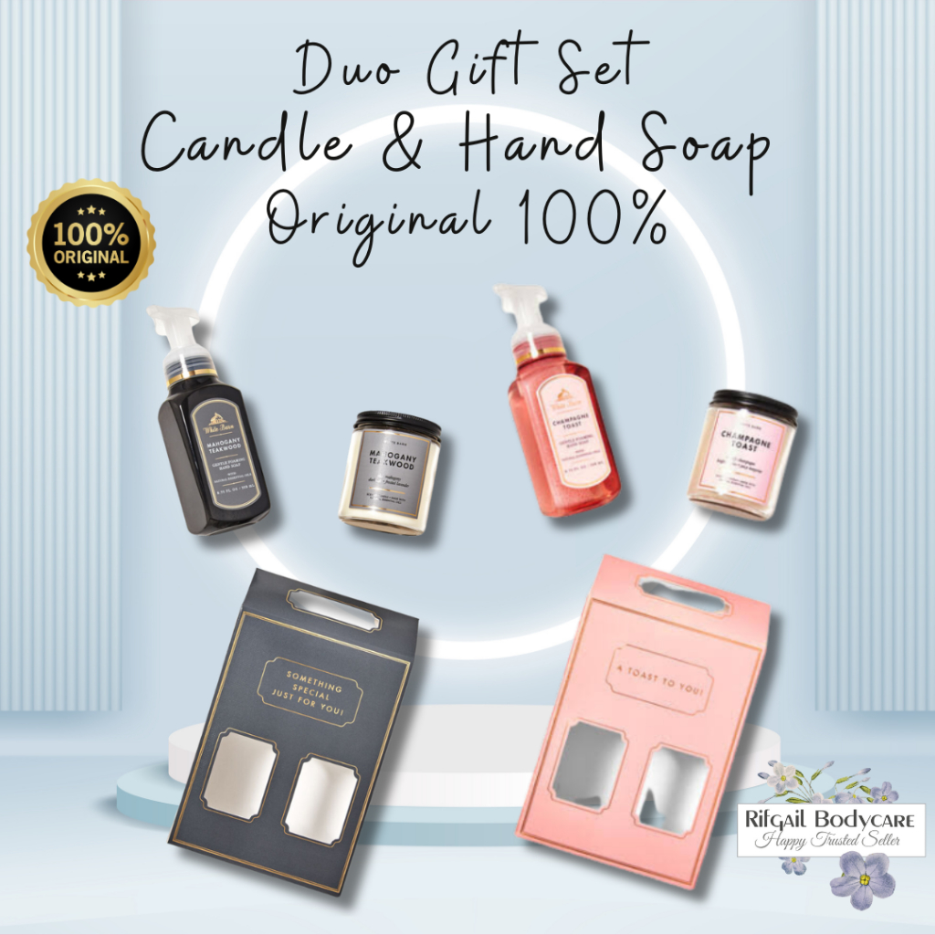 Jual Bath and Body Works DUO GIFT SET (Kado Lilin Sabun Cuci Tangan ...