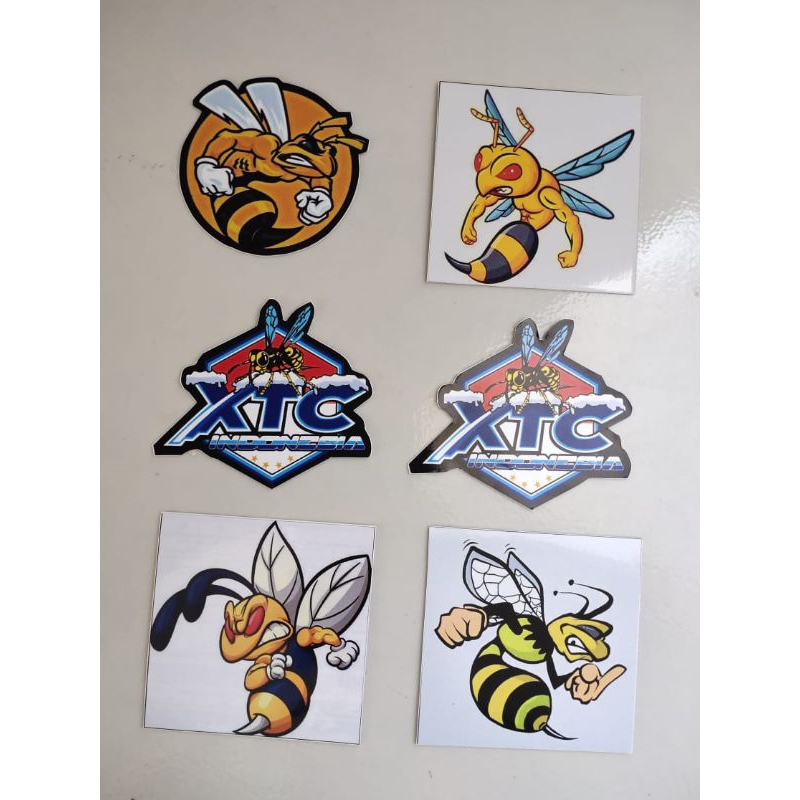 Jual Stiker lebah xtc isi enam bervariasi | Shopee Indonesia